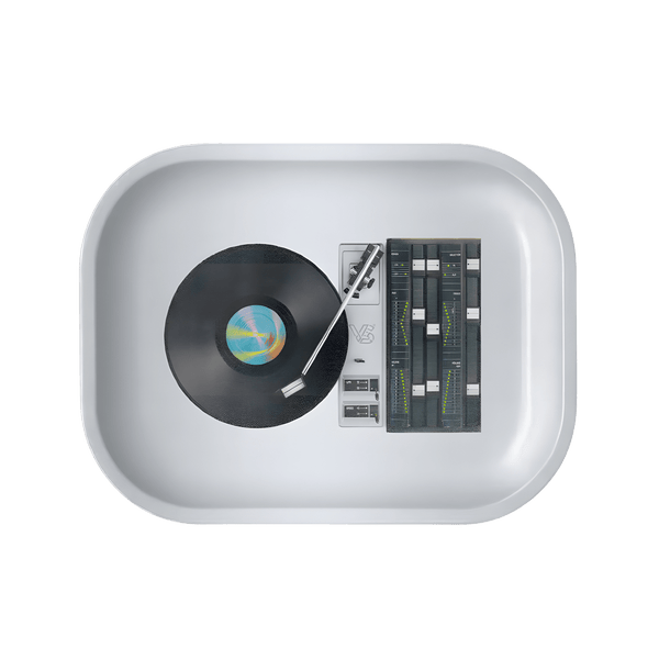 Record Player Metal Rollin' Tray – V Syndicate